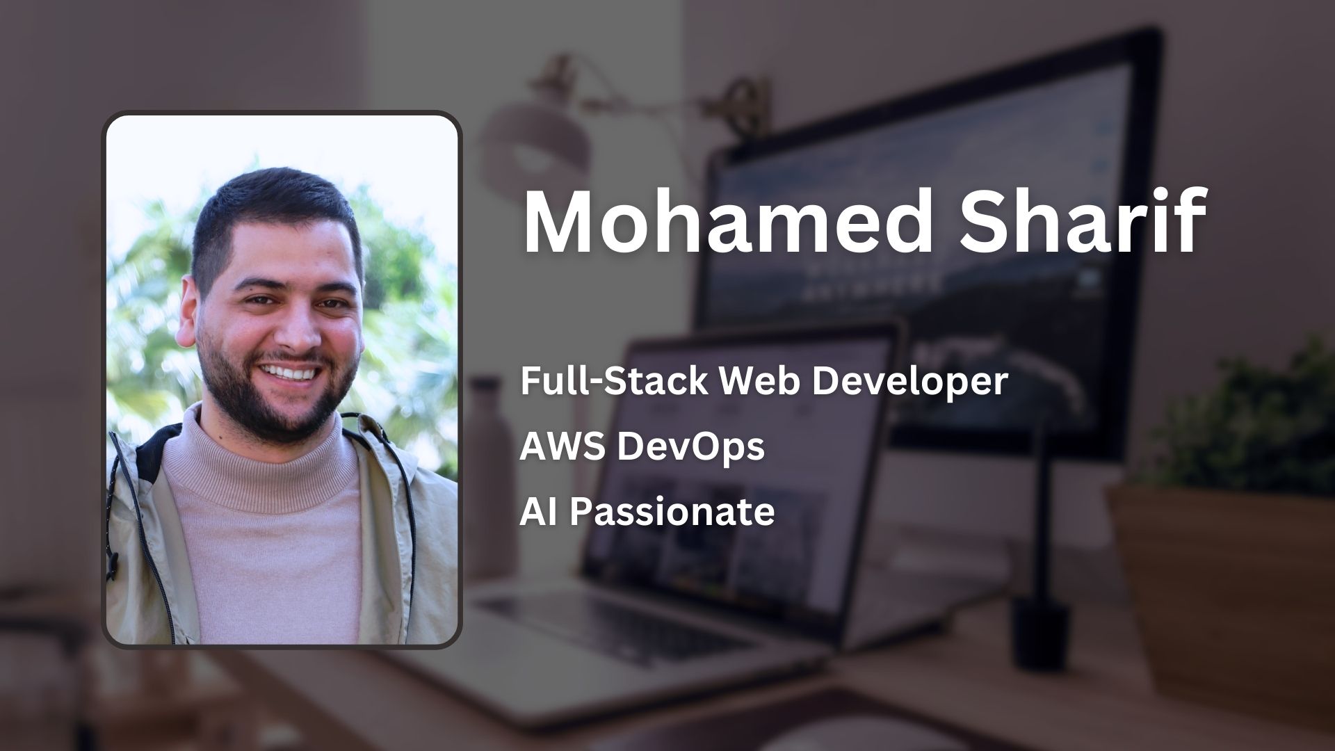 Mohamed Sharif — Full-Stack JavaScript Engineer | Portfolio